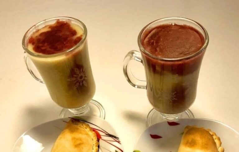 Receta del Api con Pastel Boliviano - patujutricolor.org